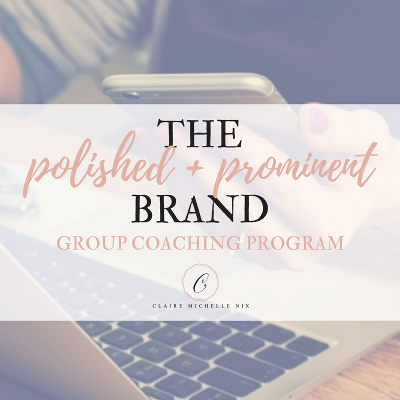 The Polished+Prominent Brand Group Coaching Program