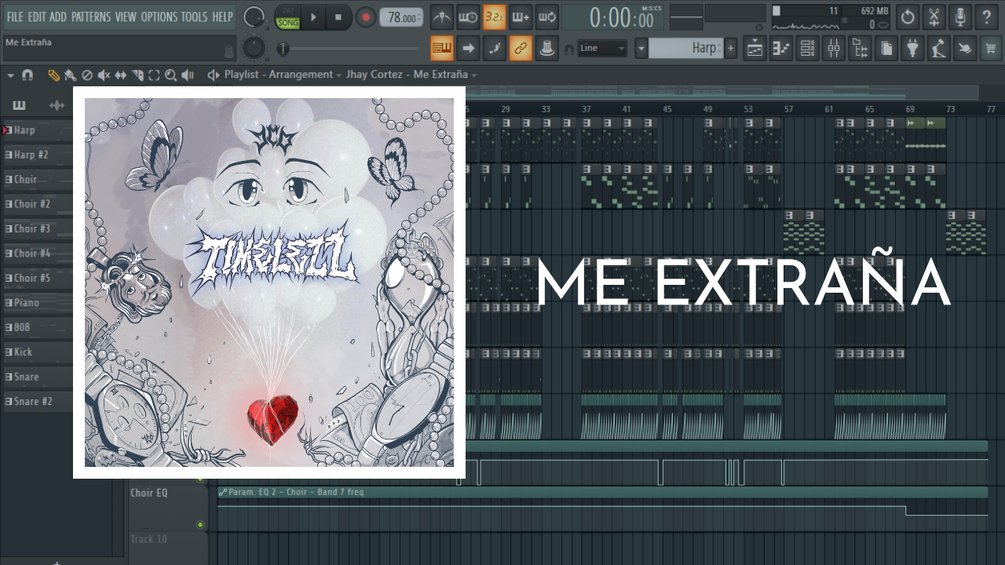 Jhay Cortez - Me Extraña (FL Studio 20 Instrumental Remake)
