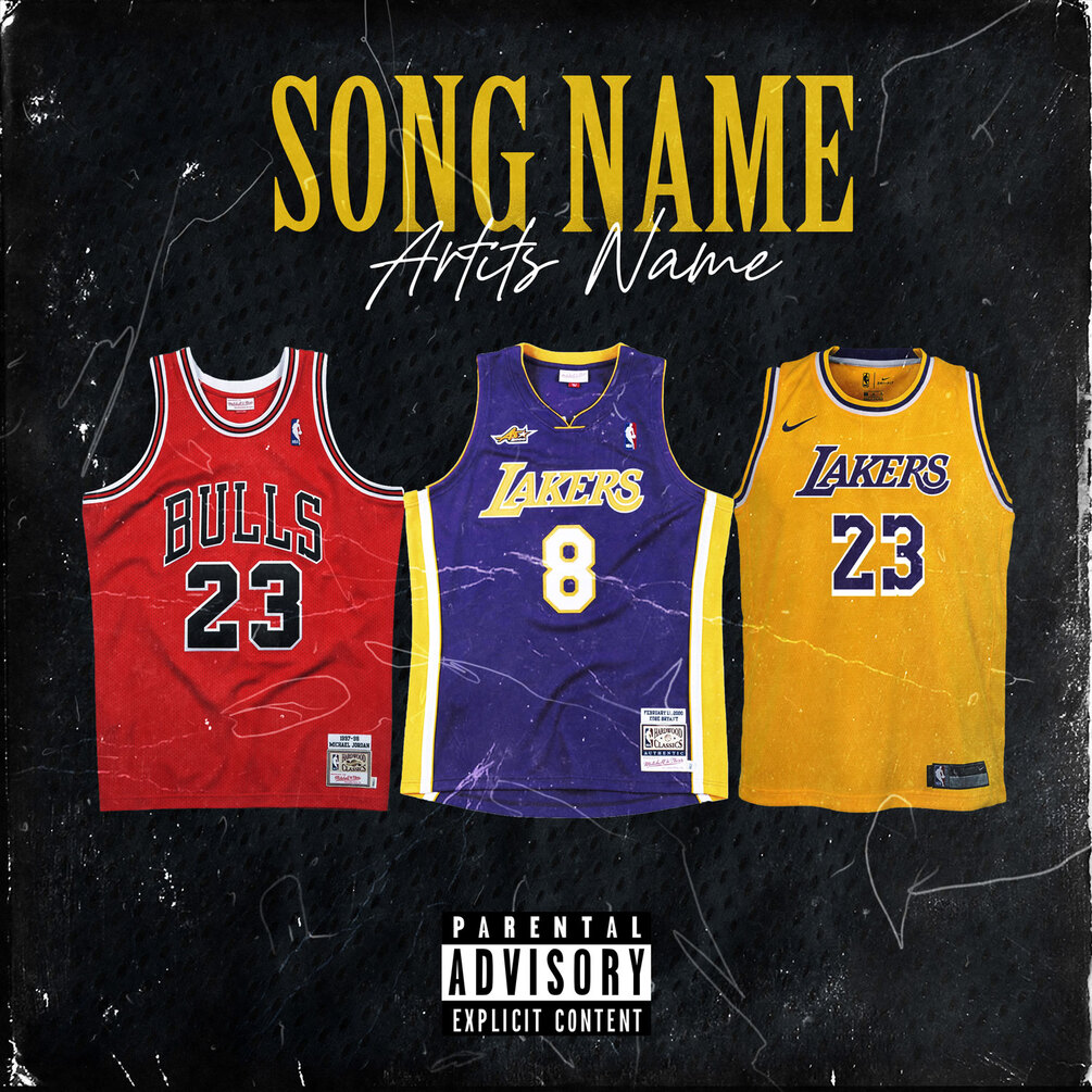 NBA STARS Rap Mixtape Cover Art Template