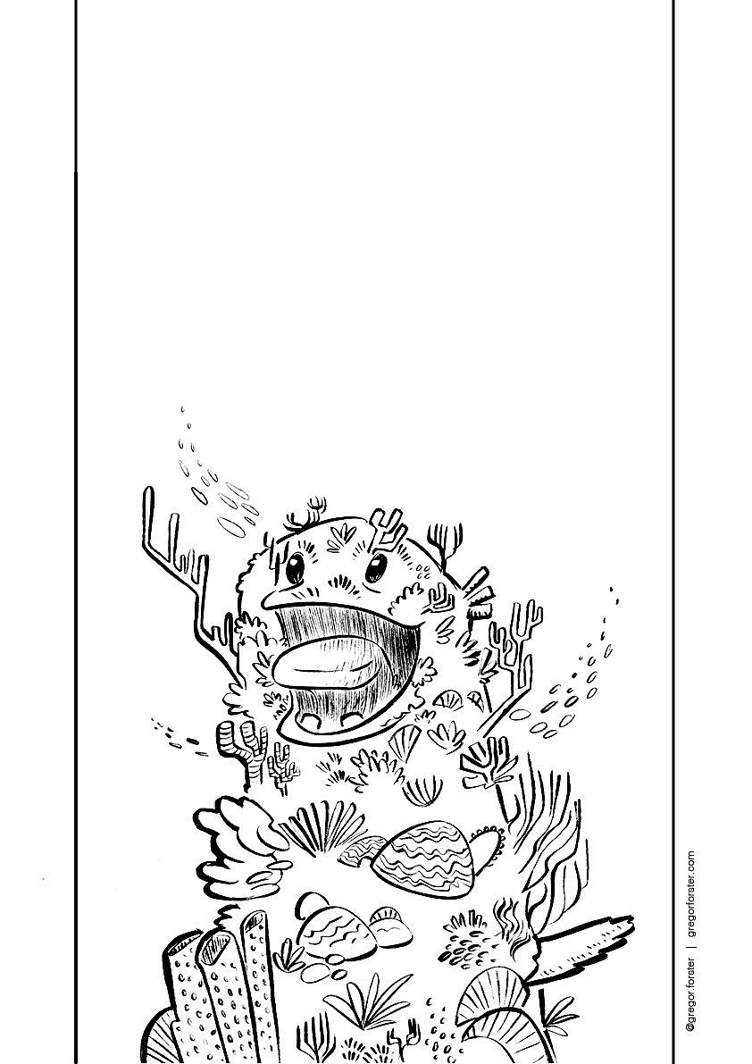 Coloring Page - Happy Reef