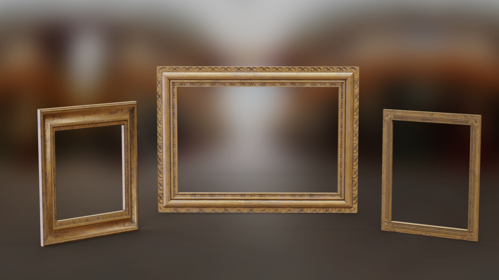 Golden Picture Frames