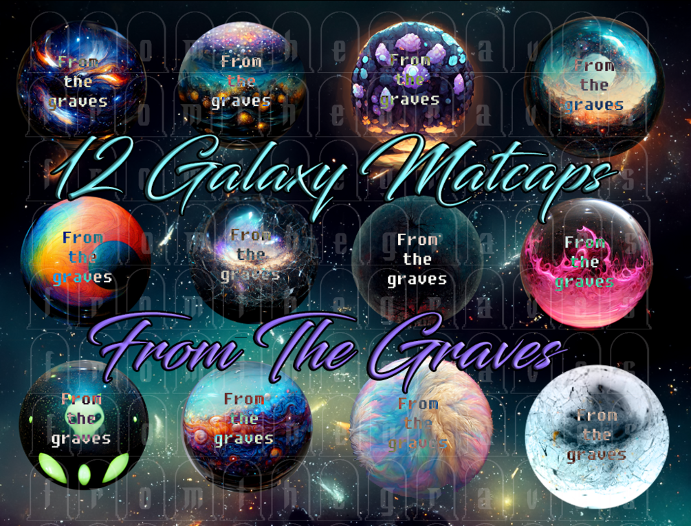 Galaxy Matcap Pack (FREE for Nitro Boosters!)