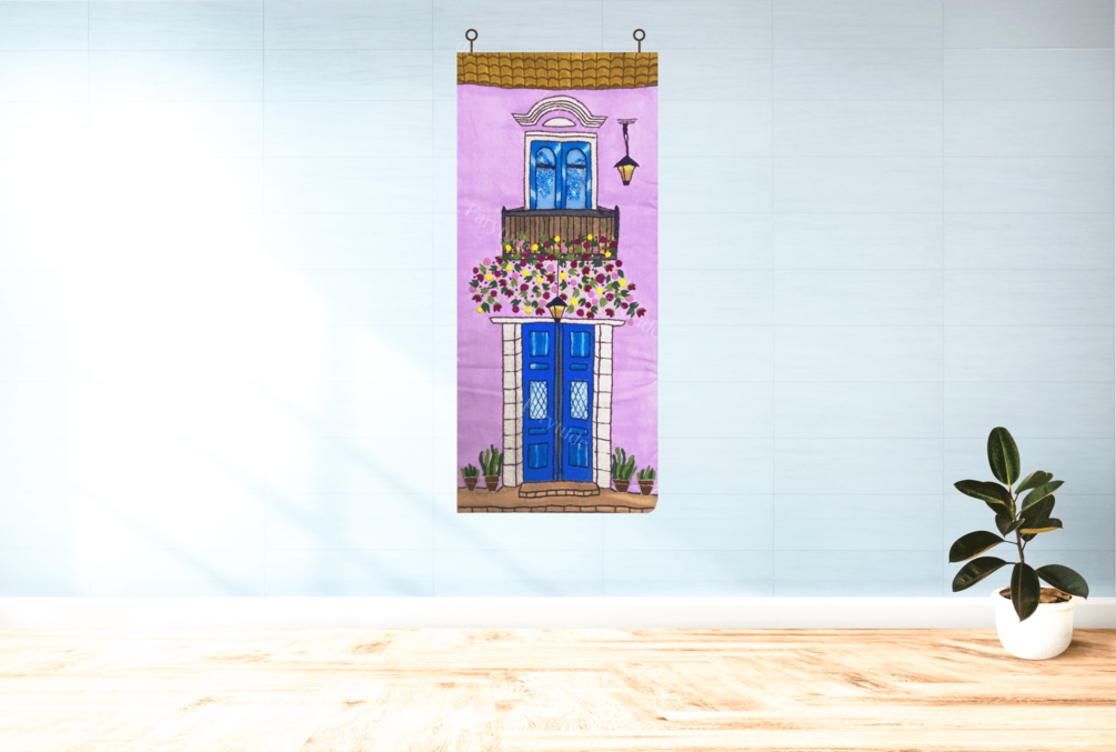 Wall Hanging - Floral Hand Embroidery