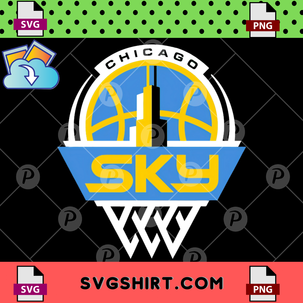 Chicago sky SVG PNG EPS Digital Download