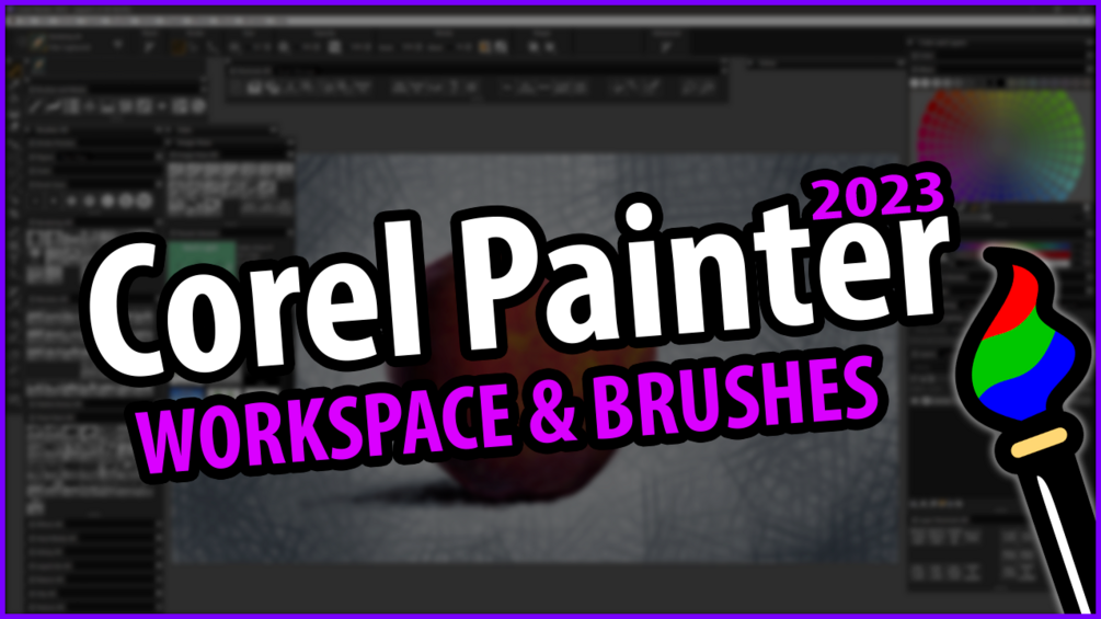 Corel Painter 2023 Custom Workspace by Aaron Rutten