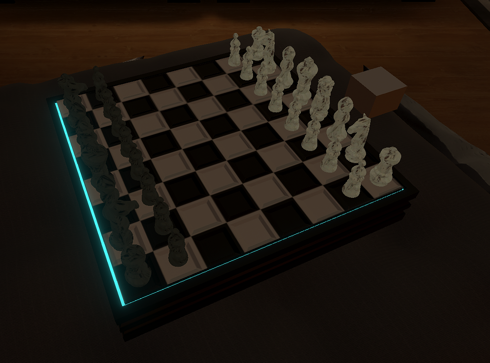 (VRChat) Chess Board With Reset Button