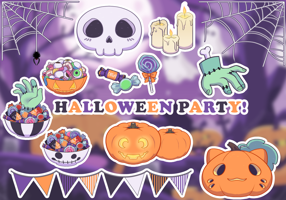 Halloween Party! | VTuber Assets