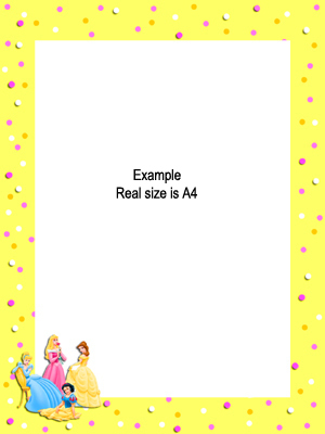 Disney Princess Border Frame
