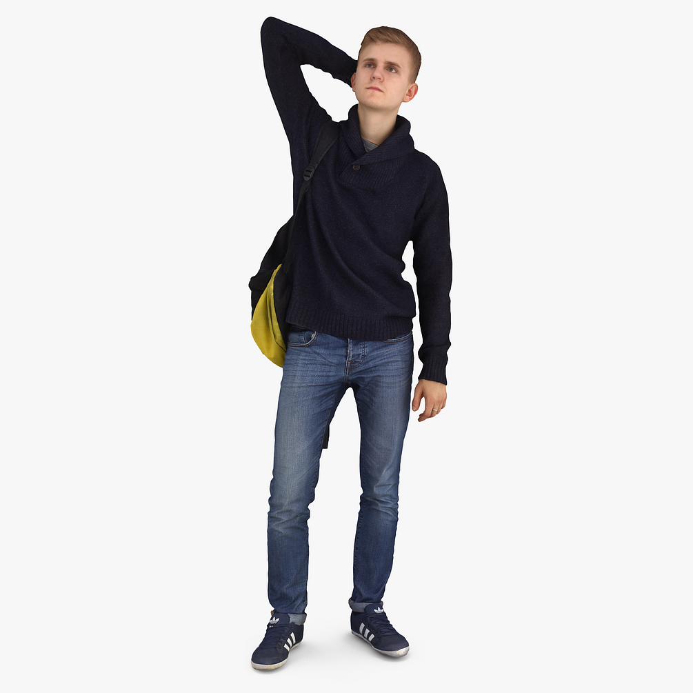Casual Man Free 3D Model