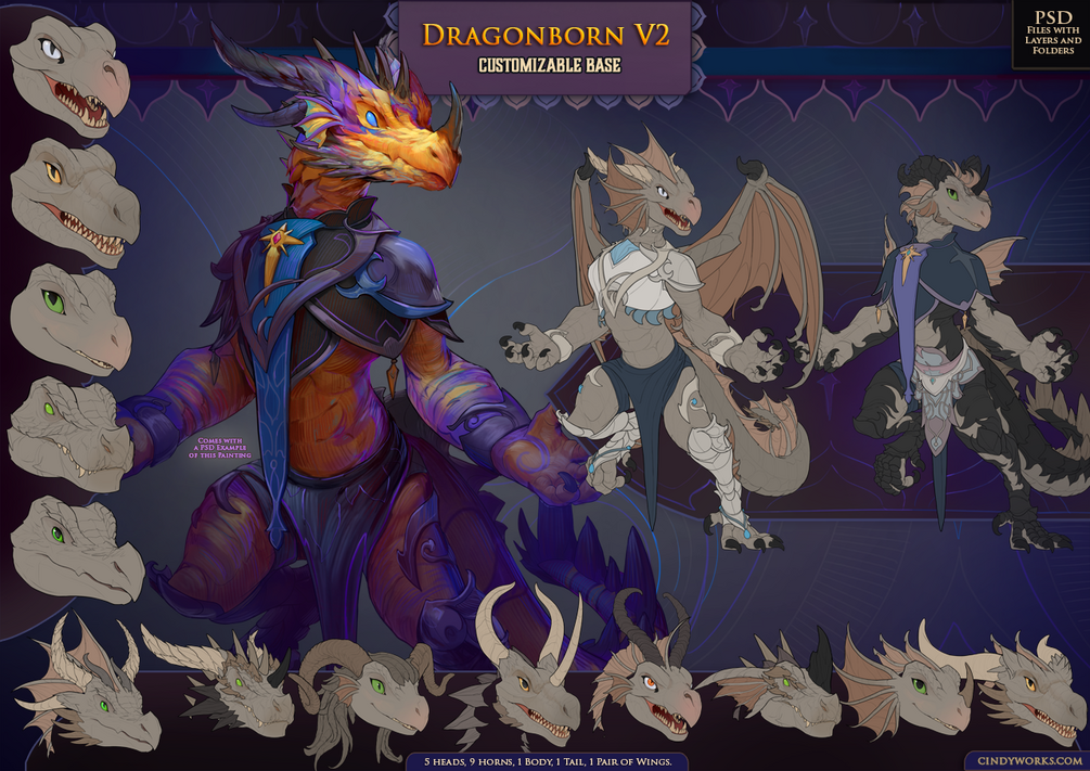 Dragonborn v2 - Customizable Base