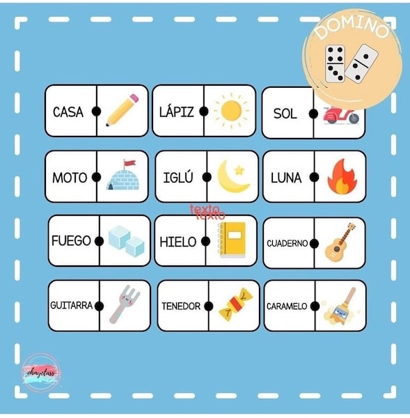 DOMINÓ PALABRA-IMAGEN