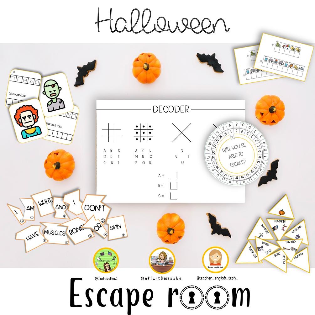 Escape room - Halloween - 3º ciclo primaria