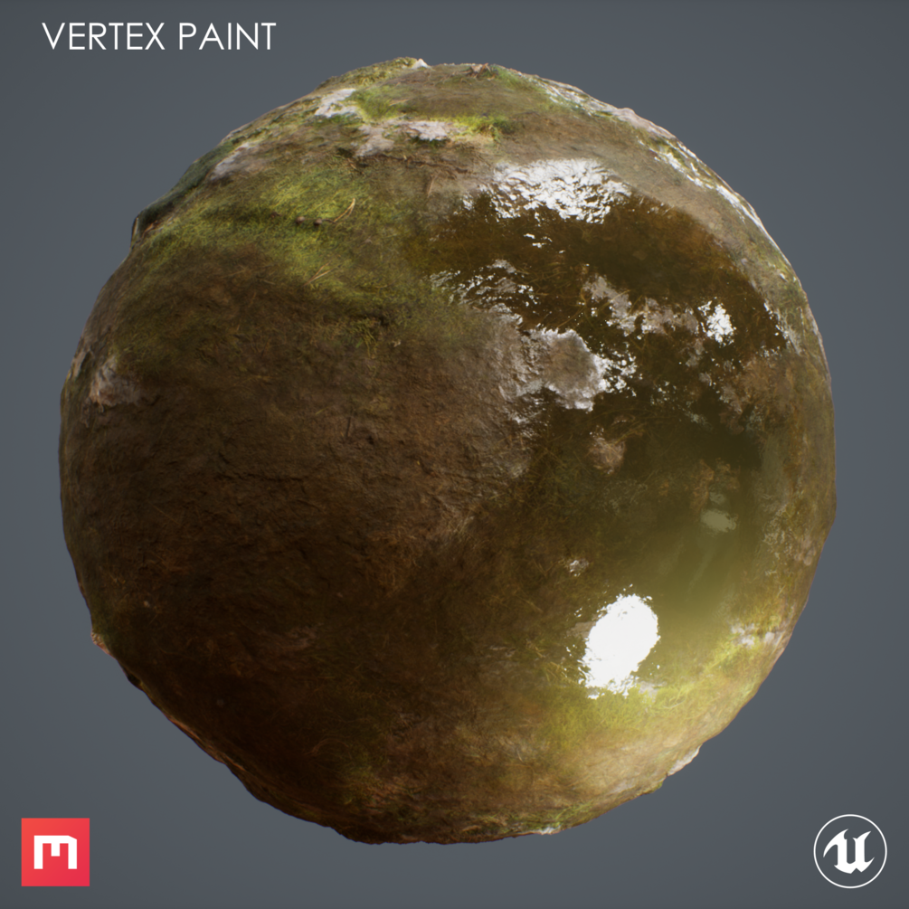 UE4 - Master Material Vertex Paint