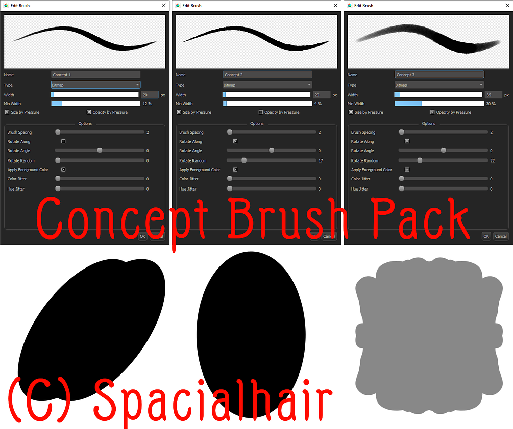 Concept Brushes [Medibang Paint]