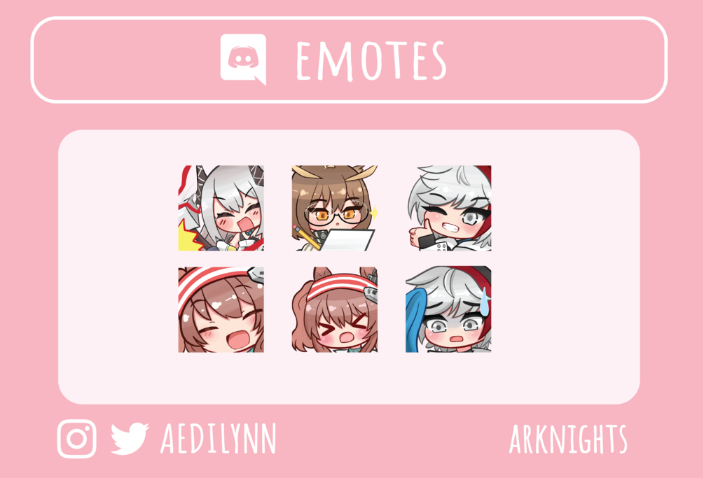 Arknights Emote Pack 1