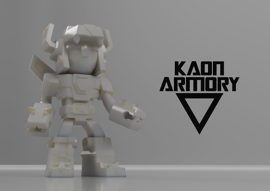3D Printable STL - Chibi Voltron