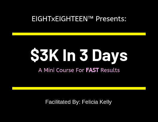 How I Made $3K In 3 Days