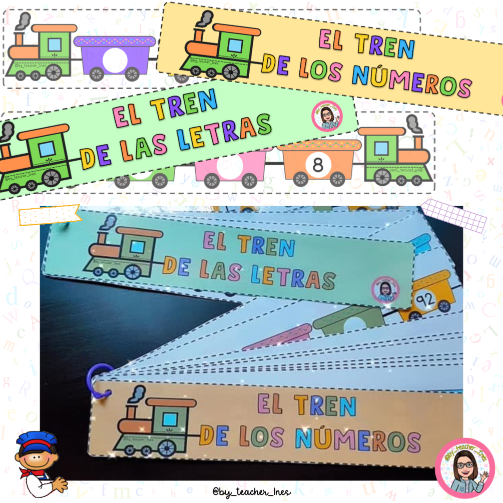 EL TREN DE LOS NÚMEROS Y LAS LETRAS