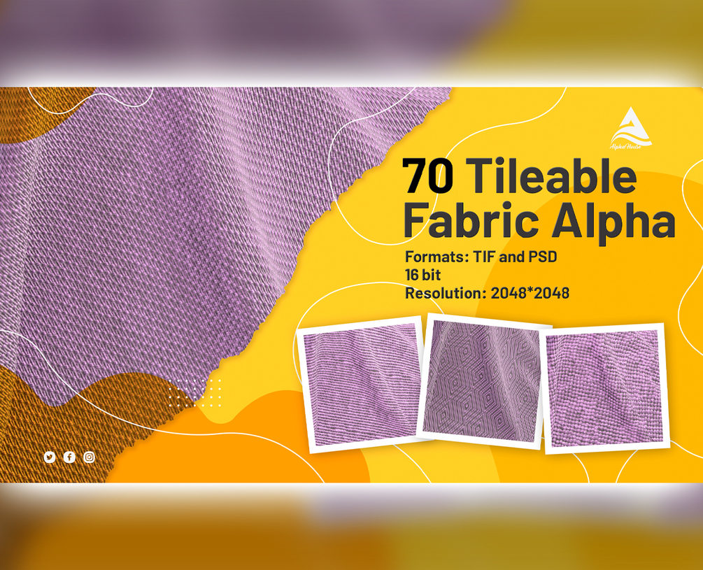 70 Tileable Fabric Alpha