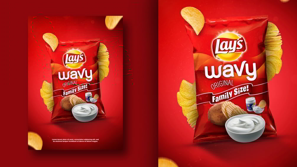 Lays Poster Design | Photoshop