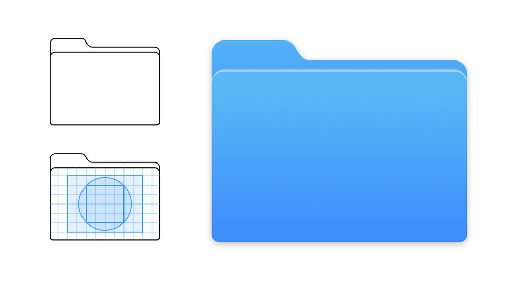 macOS Folder Template for Sketch App