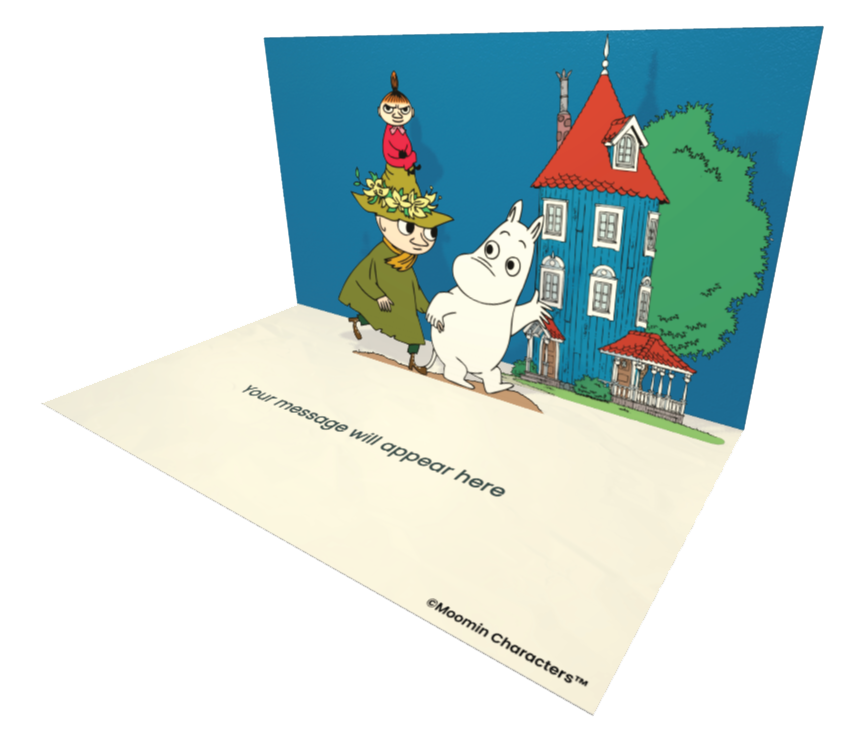 Moomin 3D eCard