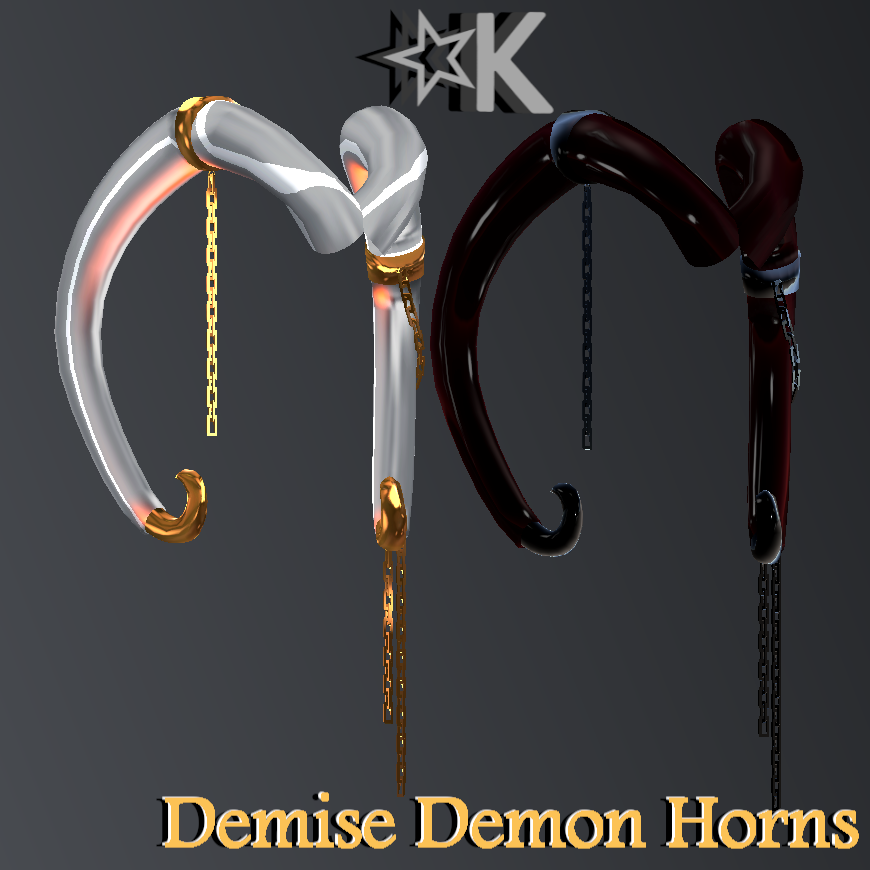Demise Demon Horns COMMERCIAL AND PRIVATE USE ONLY