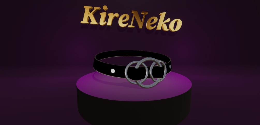 VRChat Choker Interlaced Rings