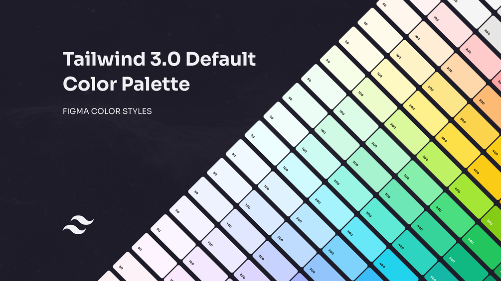Tailwind 3.0 Default Color Palette for Figma