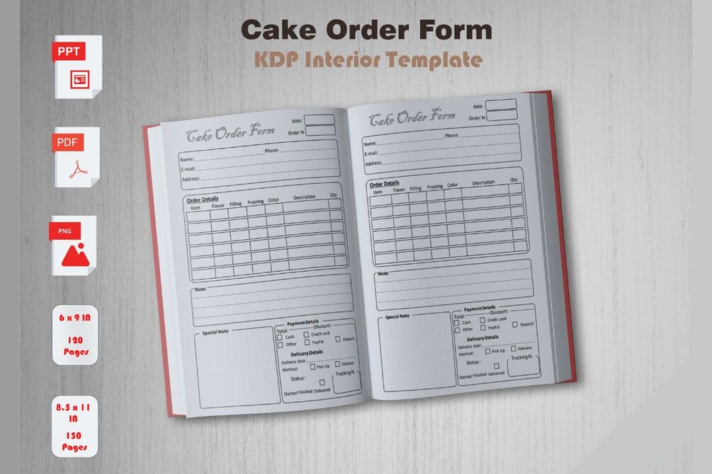 Cake order Form