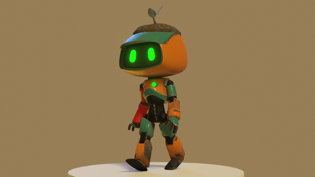 3D Character - Helper Bot (Blender)