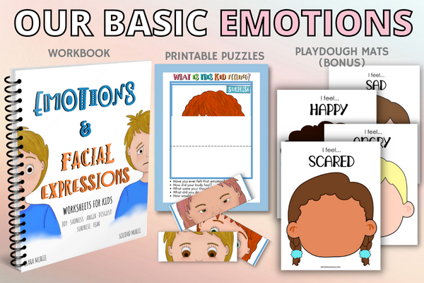 Emotions & Facial Expressions (Worksheets & Puzzles) + 🎁 BONUS ...