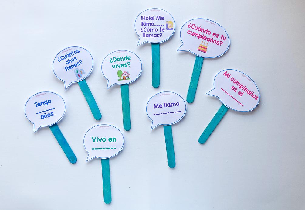 Tarjetas de conversación interactivas