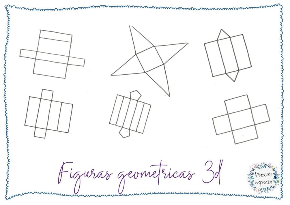 Plantillas figuras geometricas 3D