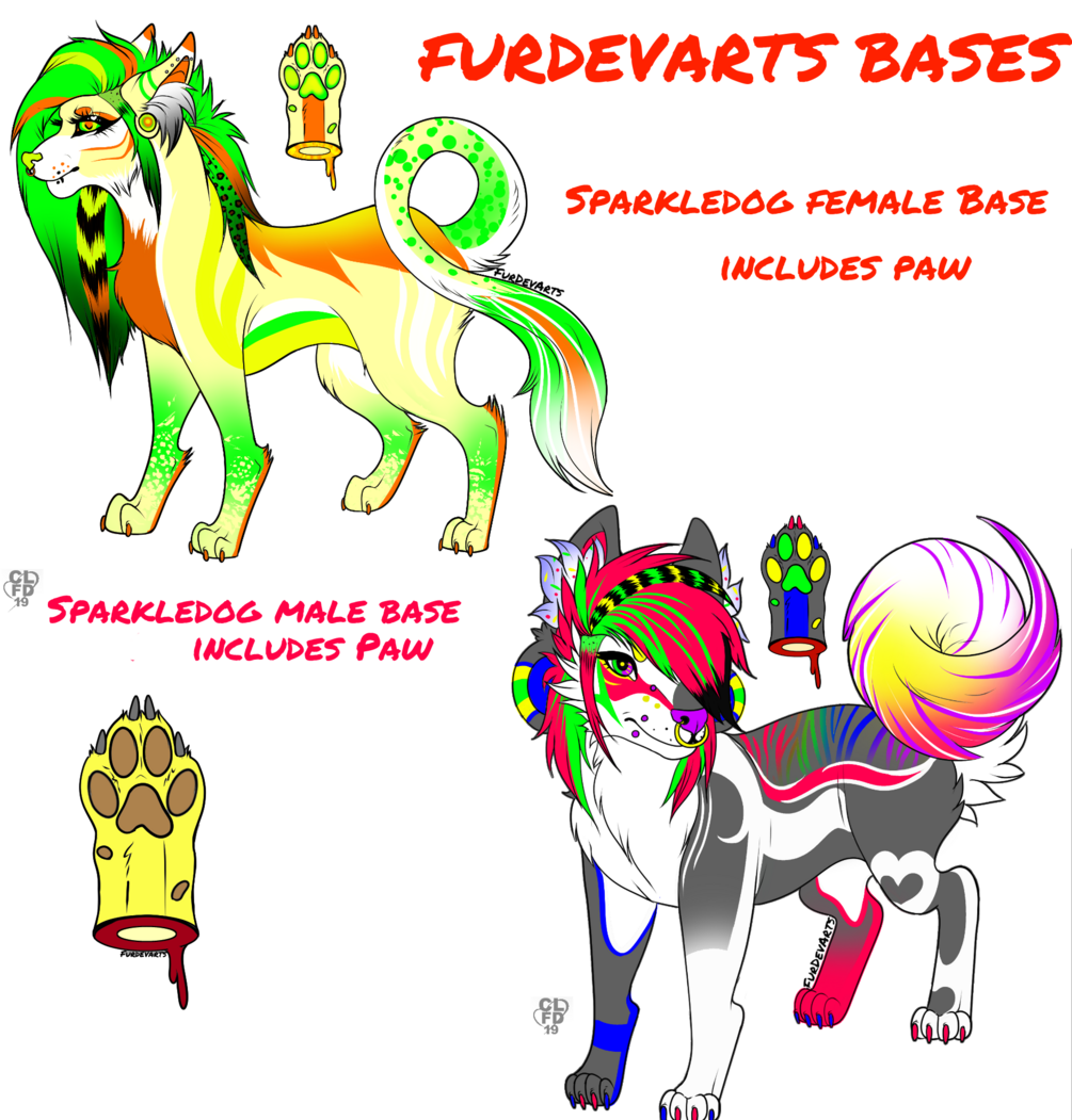 Sparkle Dog/Scene Dog Base. M&F!