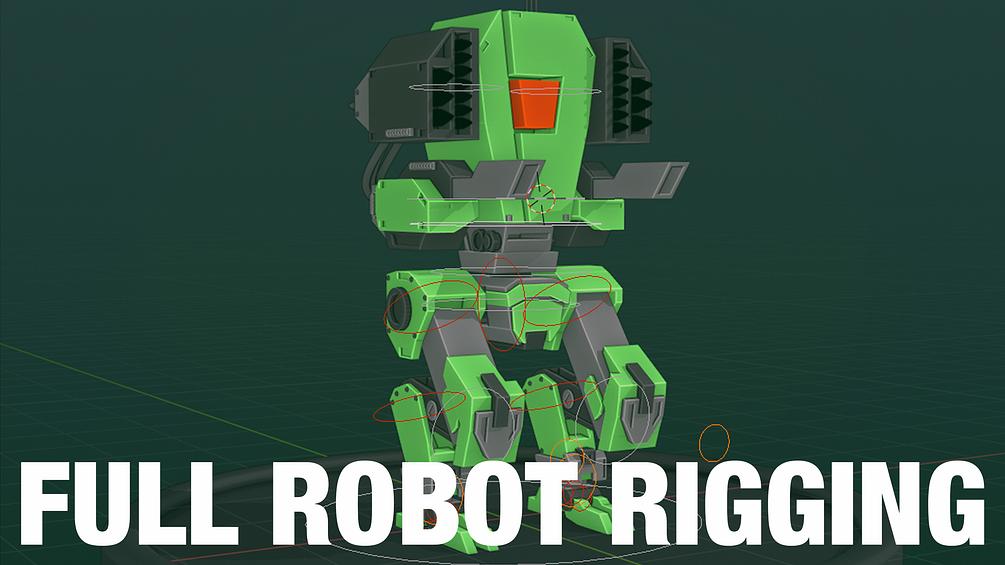 Full Robot Rig | Rigging For Animation | Blender 2.8