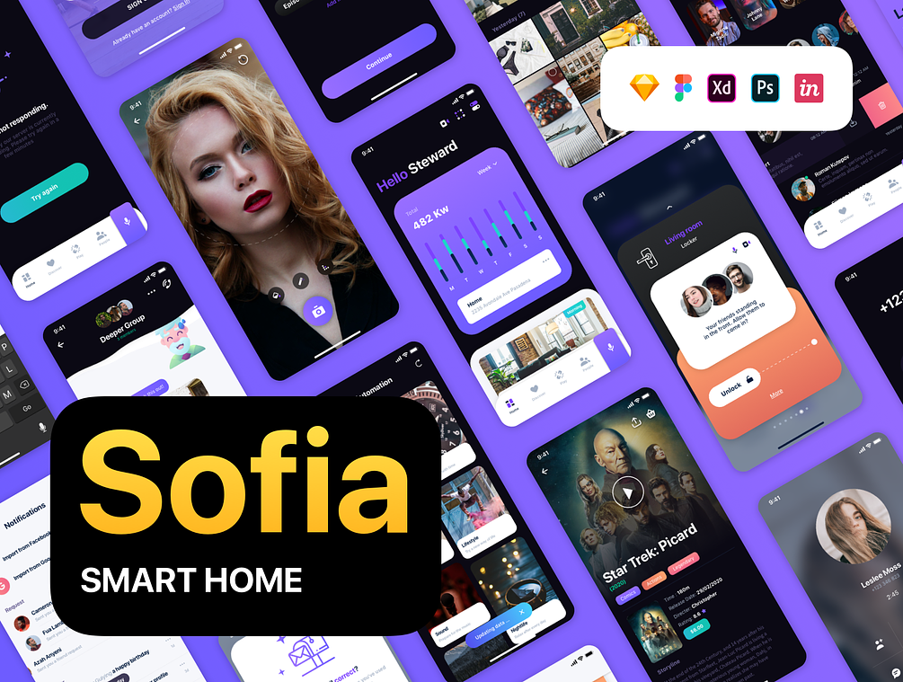 Sofia - Smart Home UI Kit