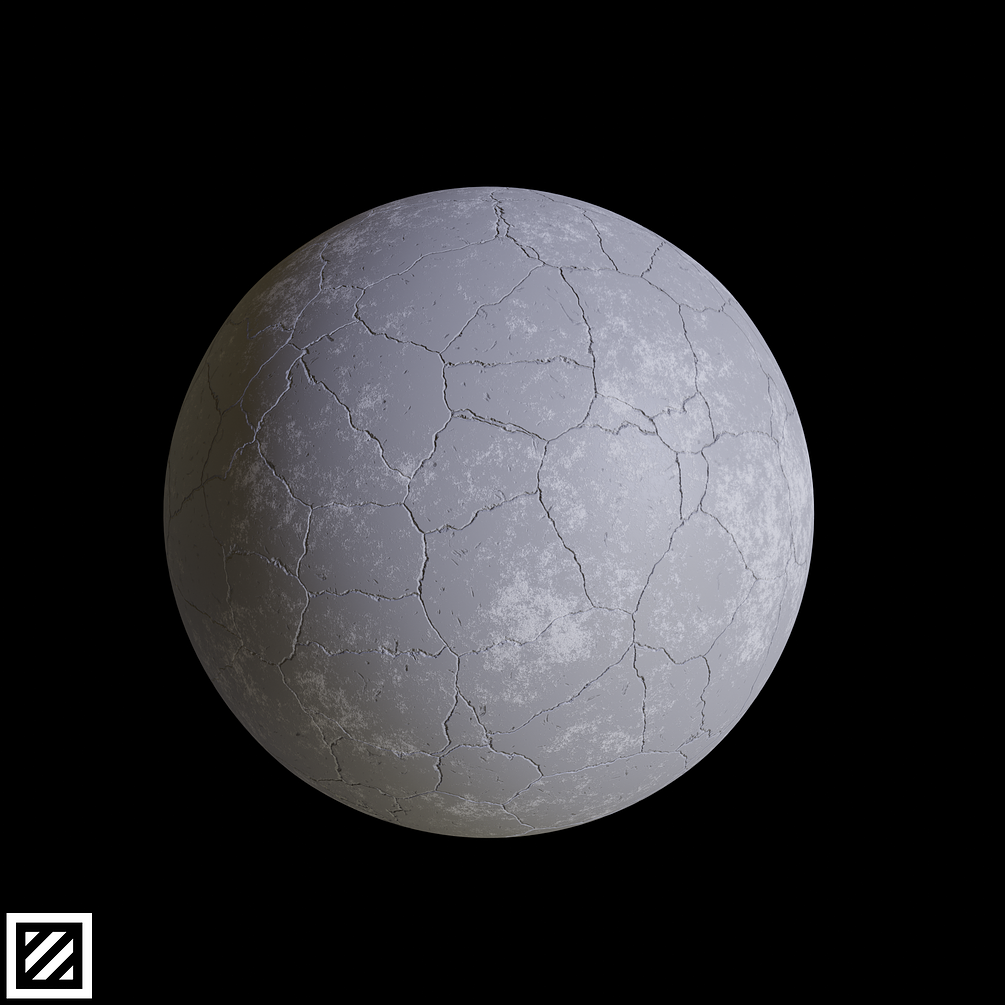 Procedural Cracked Concrete for Blender 2.8x+