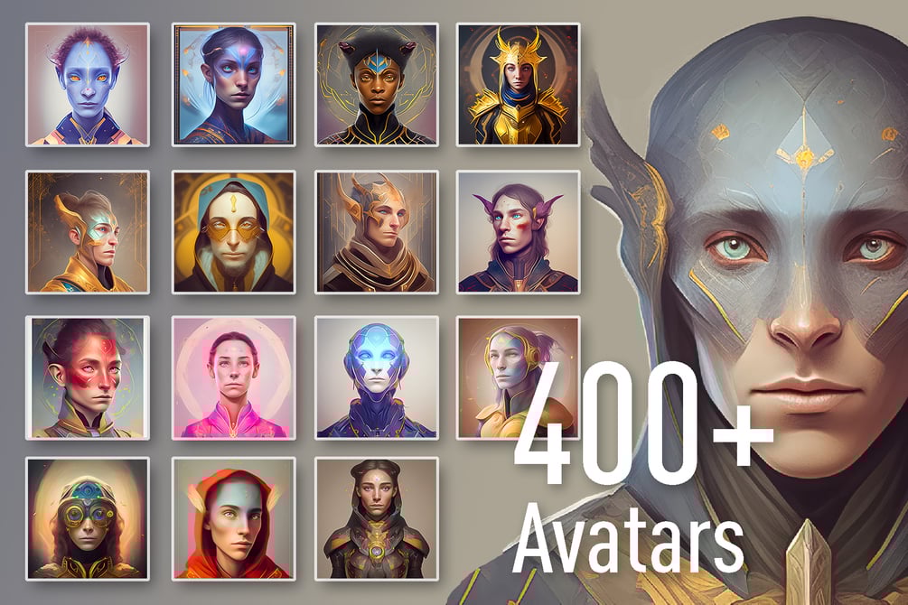 Sci-fi Fantasy Avatar Pack