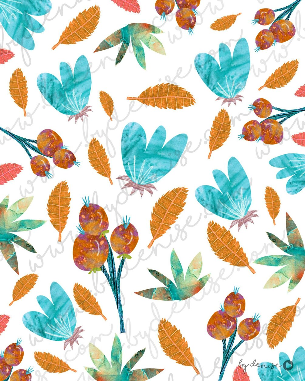 Autumn Floral Print