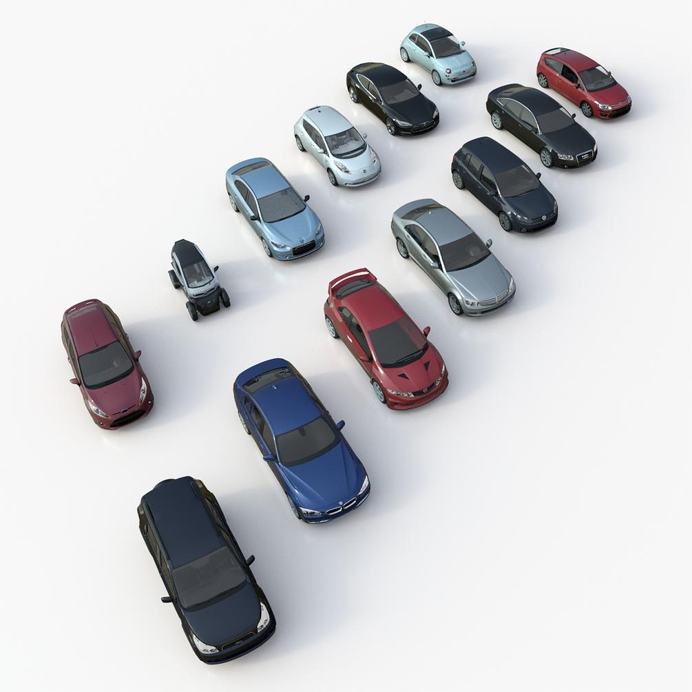 Complete proxy car collection (13 models)