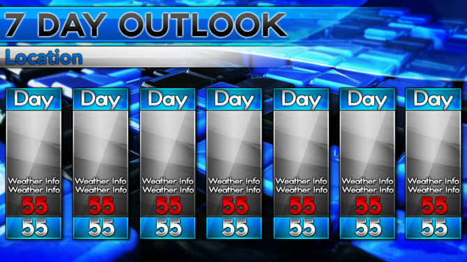 5 & 7 Day Forecast Template 4