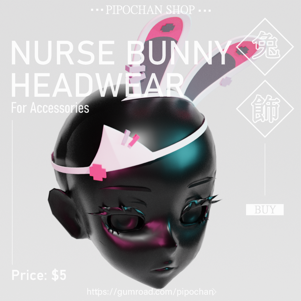 Nurse Bunny Headwear