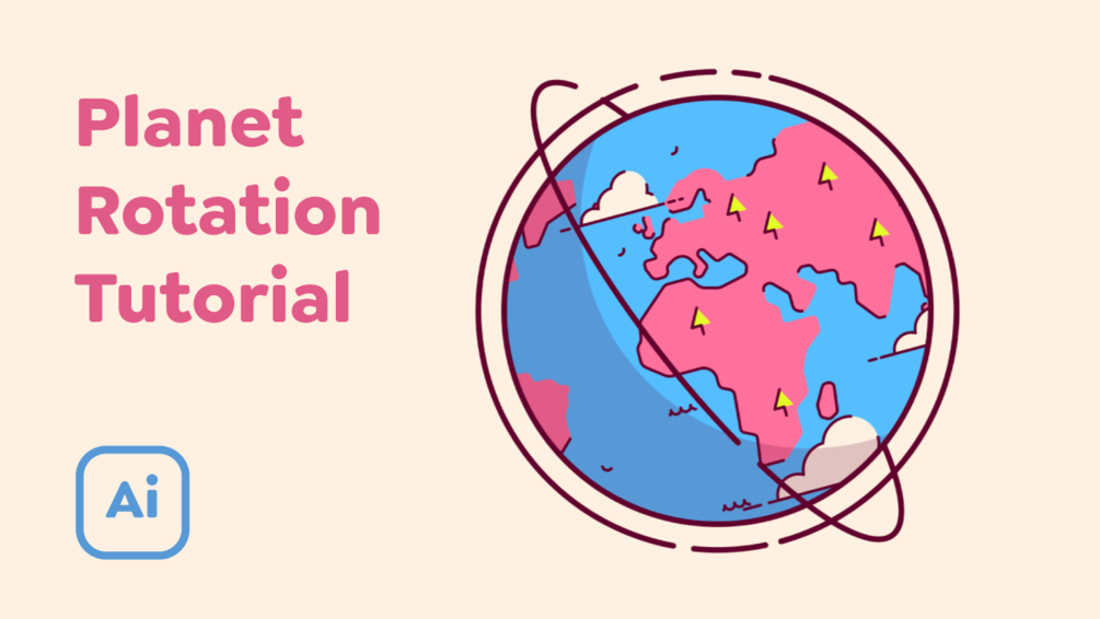 Planet Rotation - AI File