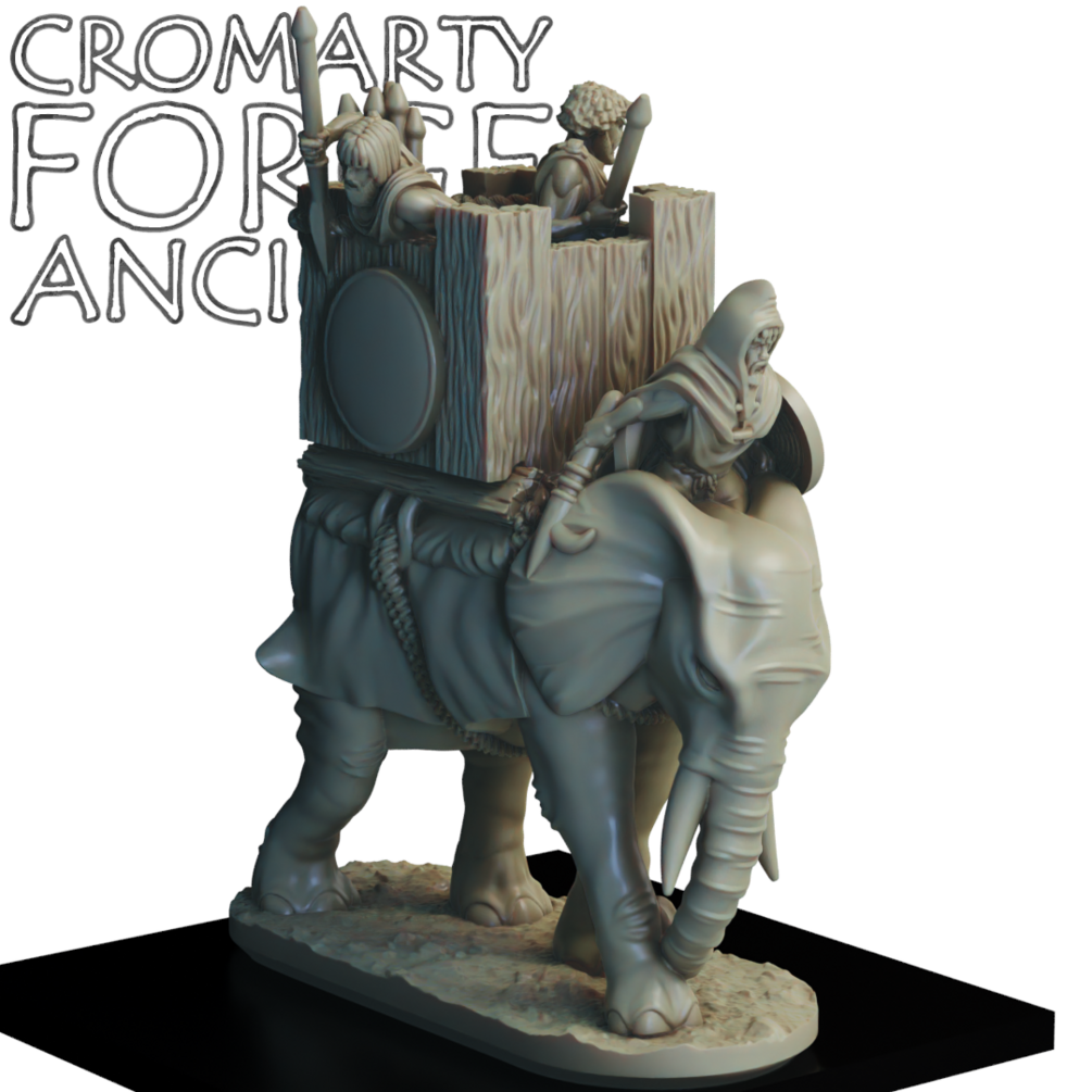 15mm Numidians: Elephants