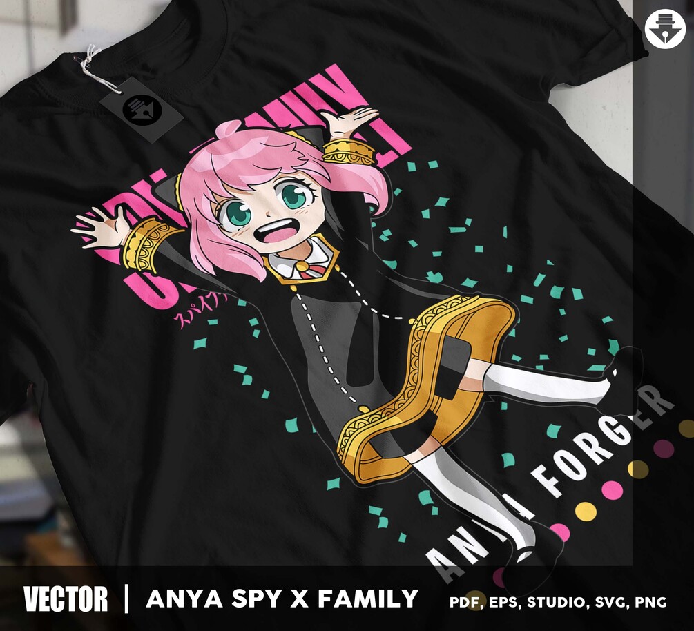 Vector Anya Forger (2 versiones)
