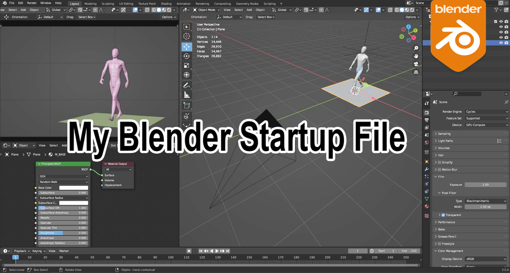 My Blender Startup File V.1