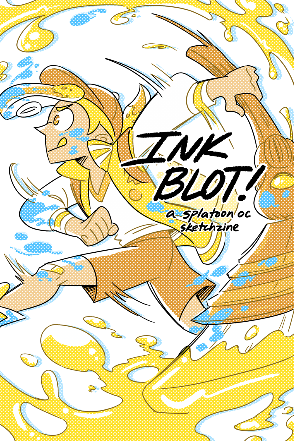 INK BLOT!: a splatoon oc sketchzine