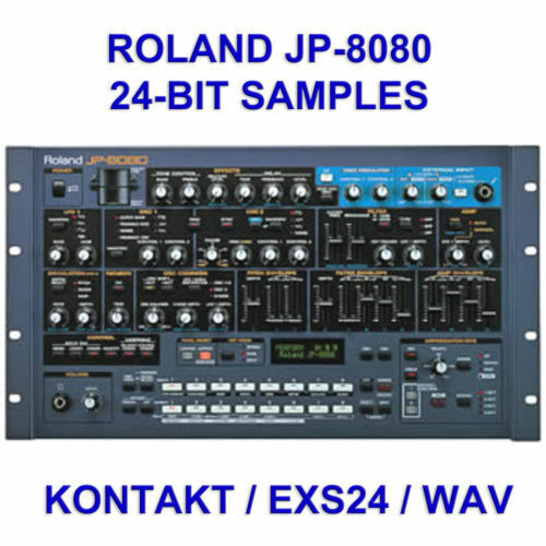 Roland JP 8080 8000 Samples 16 DVD incl VENGEANCE Soundsets KONTAKT