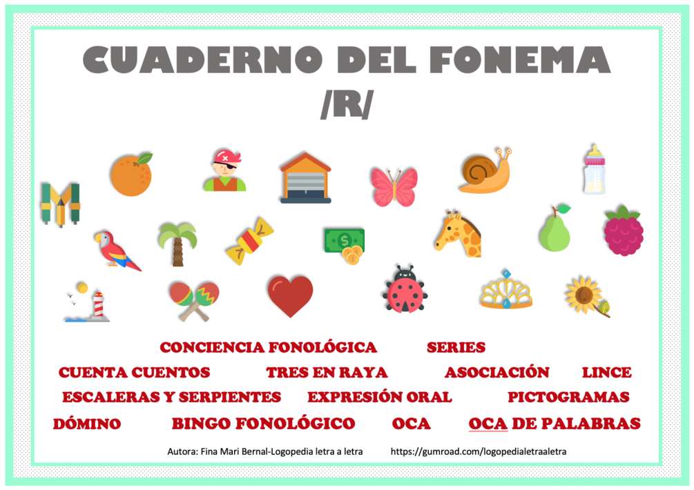 FONEMA /R/: ACTIVIDADES DE GENERALIZACIÓN